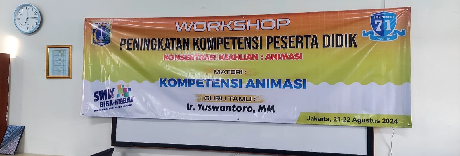 Workshop Animasi: Pengembangan Kemampuan Animasi - SMK NEGERI 71 JAKARTA